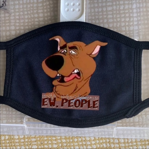 Hand Crafted | Accessories | Ew People Scooby Dooby Doo Scoobert Face ...